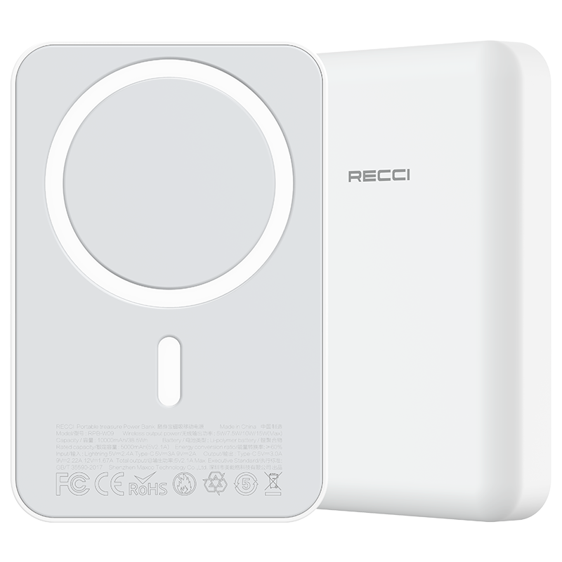 Recci Magnetic Power Bank 10000mAh RPB-W09